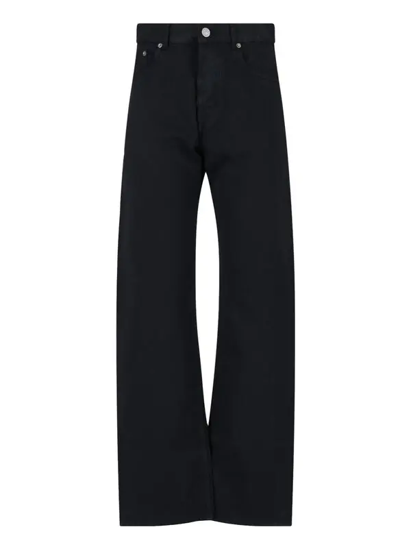 Phoebe Philo High-rise Wide-leg Jeans - Nero