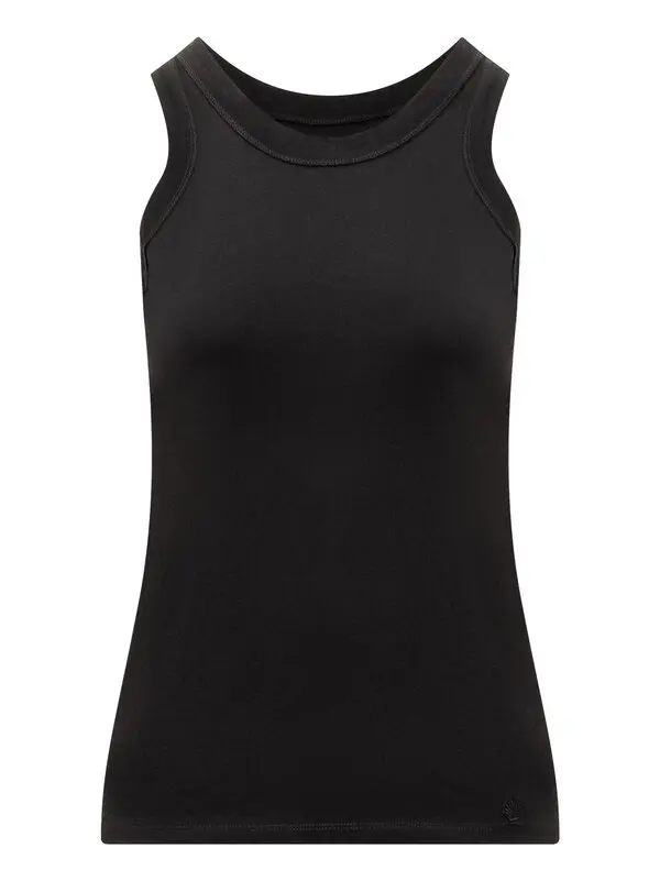 Loulou De Saison Essential Sleek Canotta Top - Black