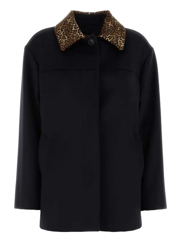 MM STUDIO Wool Calamo Jacket - Blue