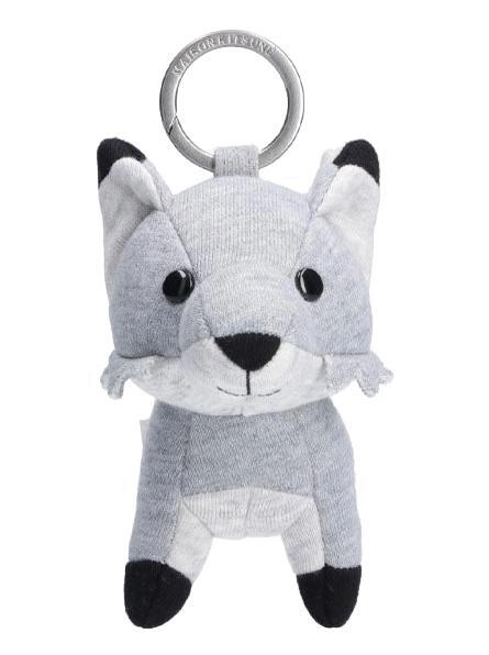 Maison Kitsuné Cotton Keychain Charm - Grey