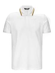 K-WAY Classic Fit Pique Polo Shirt - White