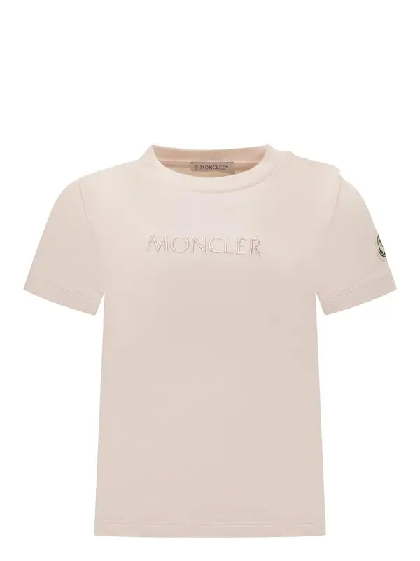 Moncler Classic Cotton Blend T-shirt - Rosa