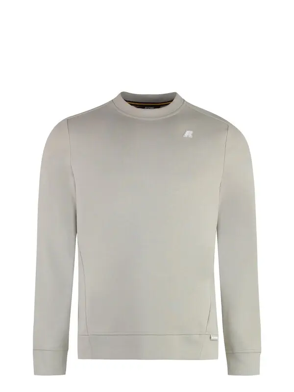 K-WAY Logo Sweatshirt - Ecru