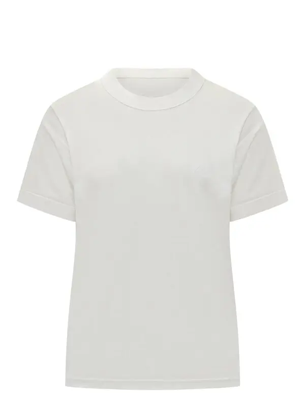 Y3 Relaxed Fit Cotton T-shirt - Cwhite