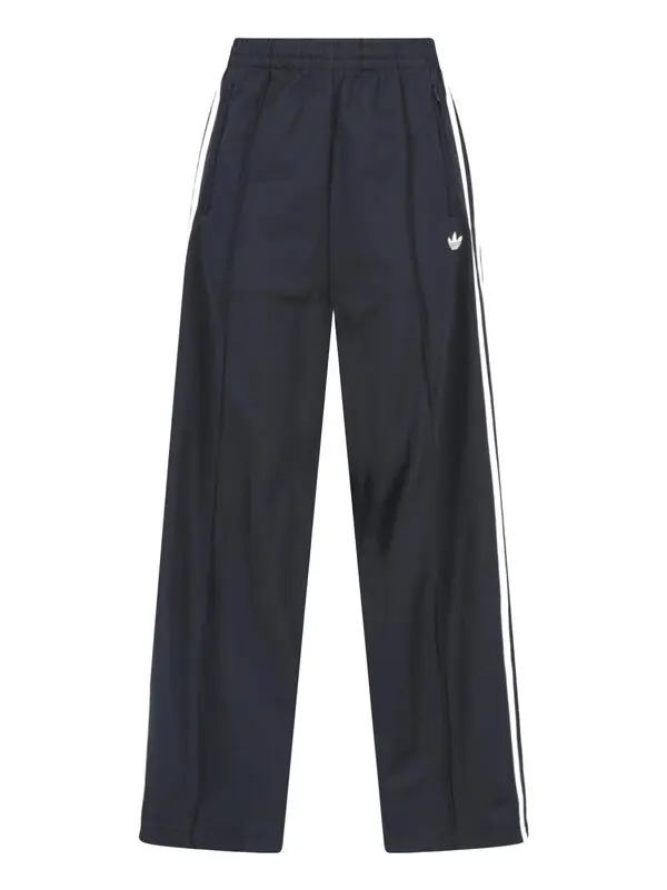 Adidas Polyester Trousers With Classic Silhouette - Black