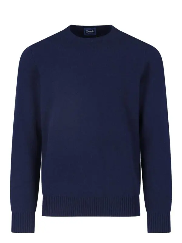 DRUMOHR Cashmere Crewneck Sweater - Blue