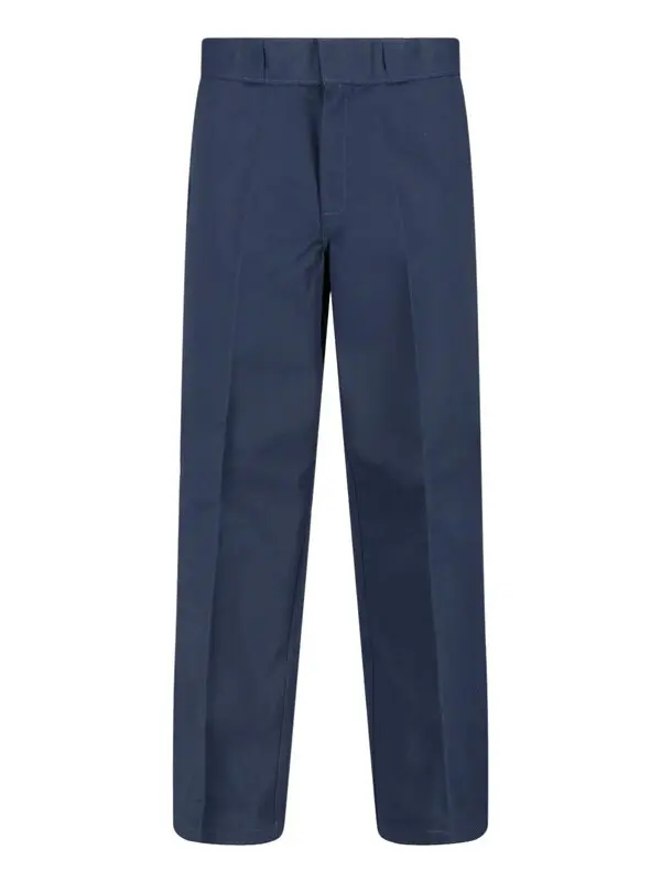 Dickies Workwear Trousers In 65% Polyester / 35% Cotton - Blue