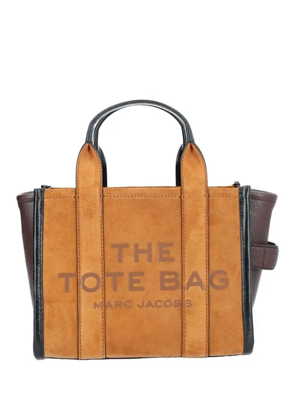 Marc Jacobs Suede And Leather Tote Bag - Multicolour