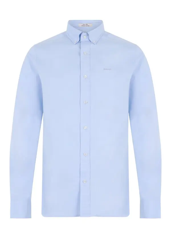 Gant Slim Fit Mini Cotton Shirt Edition - Light Blue