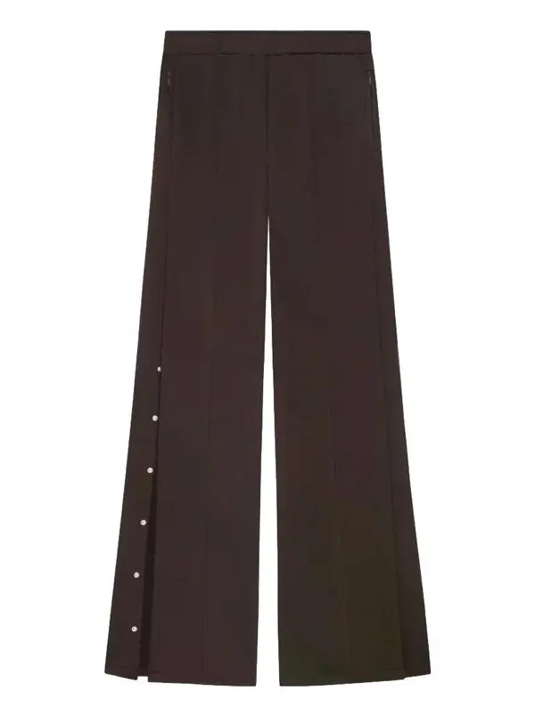COURREGES Interlock Press-stud Track Pants - Brown