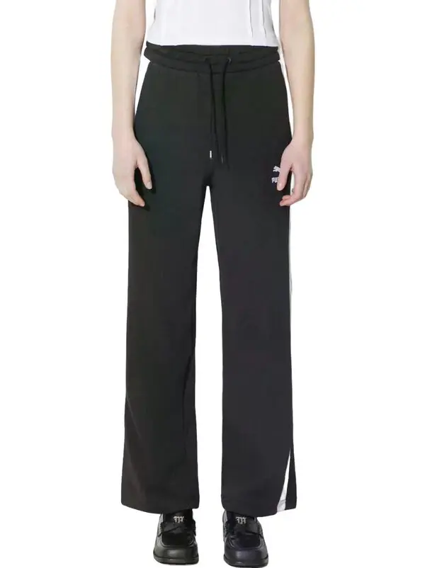 PUMA Iconic T7 Stripe Logo Trousers - Black