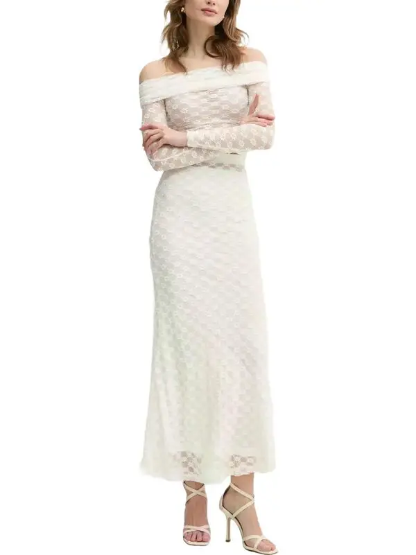 Bardot Adoni Off-shoulder Top - Neutrals