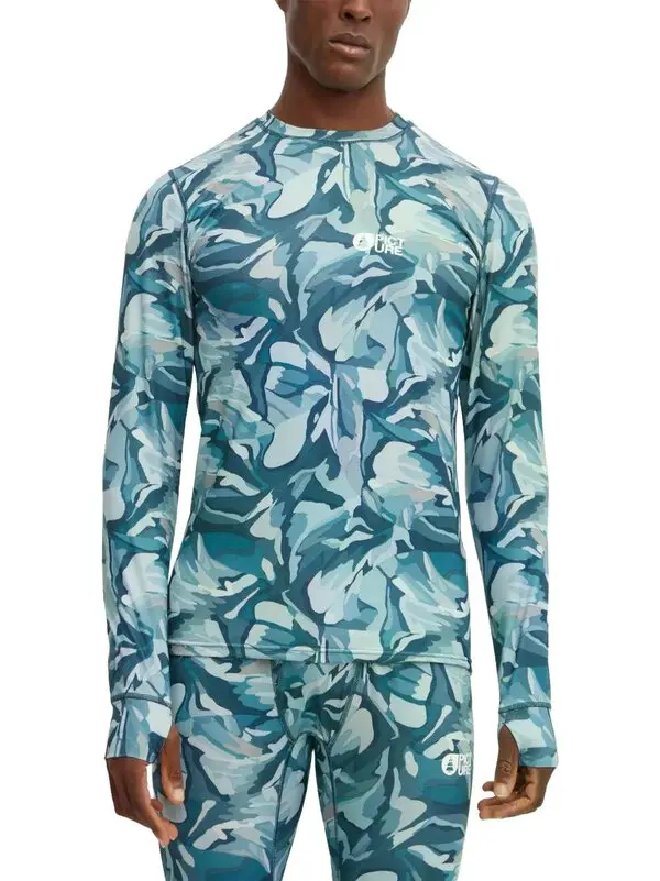 PICTURE ORGANIC CLOTHING Abstract-print Base Layer - Blue