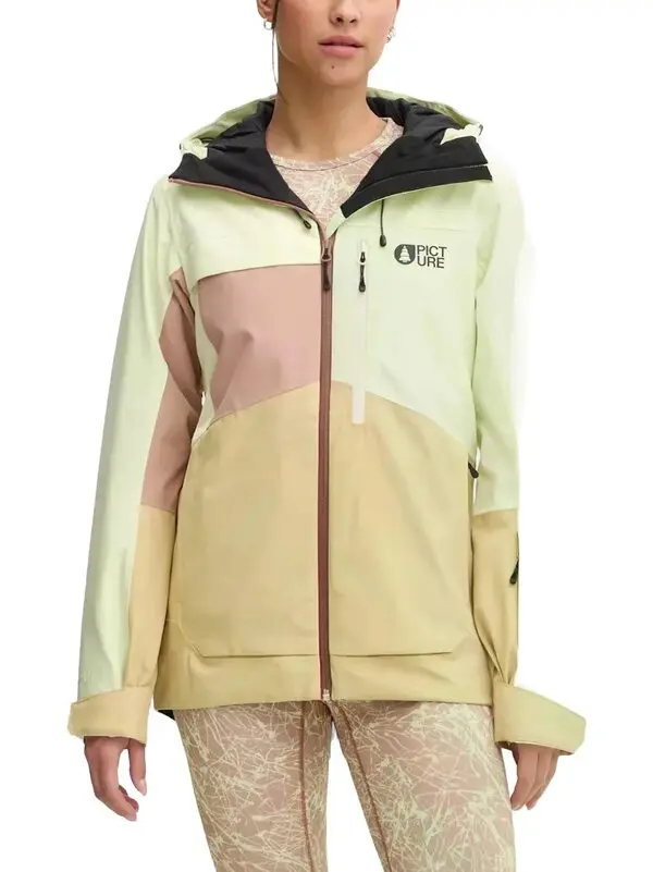 PICTURE ORGANIC CLOTHING Color Block Ski Jacket - Green