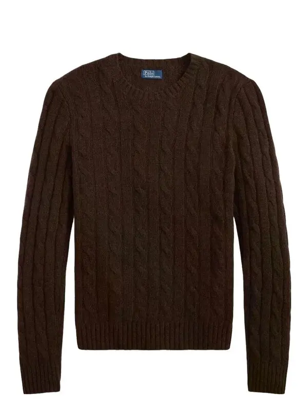 Polo Ralph Lauren Cable-knit Cashmere Sweater - Brown