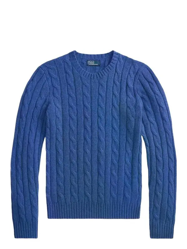 Polo Ralph Lauren Cable Knit Cashmere Sweater - Blue