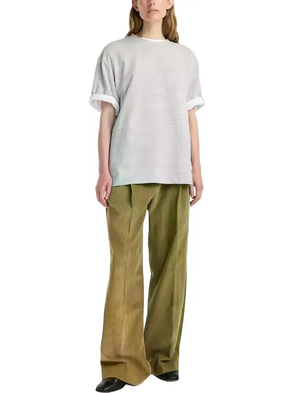 RÓHE Mouliné Jersey T-shirt - Grey