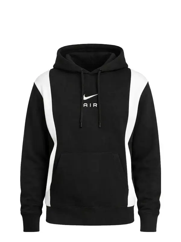Nike Air Logo-print Hoodie - Black