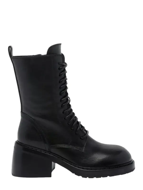 ANN DEMEULEMEESTER Heike Lace-up Ankle Boots - Black