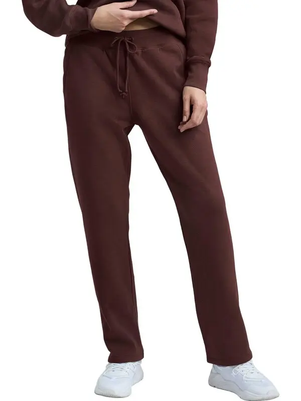Champion Powerblend Straight Hem Sweatpants - Bitter Chocolate