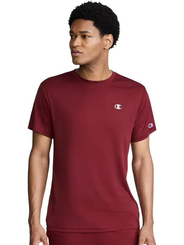 Champion Sport T-shirt, Reflective C Logo - Cabernet