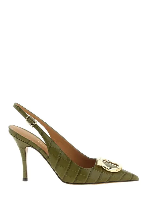 FERRAGAMO Sara' Slingback - Green