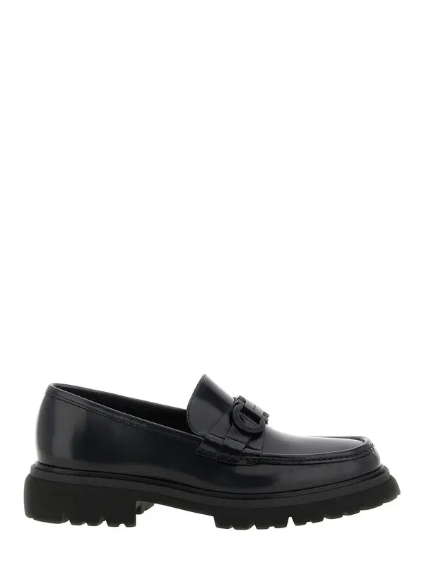 FERRAGAMO Cocoon' Loafers - Black