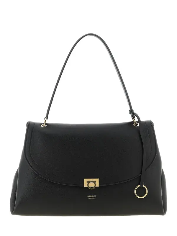 FERRAGAMO Sofia 2026 Shoulder Bag - Black