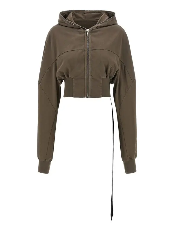 Rick Owens Collage Gimp' Hoodie - Gray