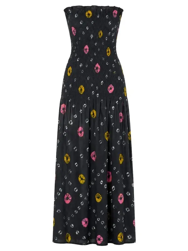 PAR Y ESCALA Valerie Strapless Maxi Dress - Black