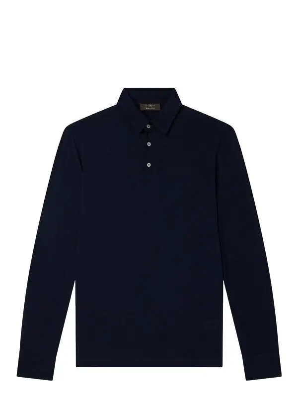 SLOWEAR Zanone Slim-fit Icecotton Piqué Polo Shirt - Blue