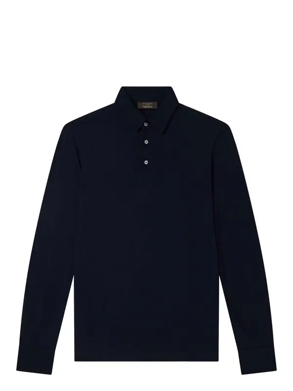SLOWEAR Zanone Slim-fit Icecotton Piqué Polo Shirt - Navy