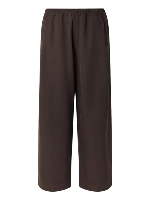 A KIND OF GUISE Wide-leg Wool Trousers - Brown