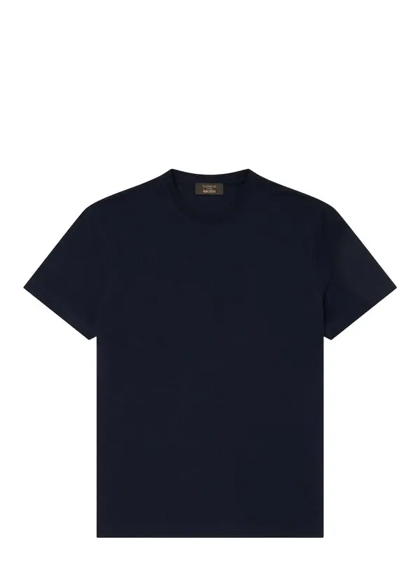 SLOWEAR Slim-fit Icecotton Jersey T-shirt - Navy