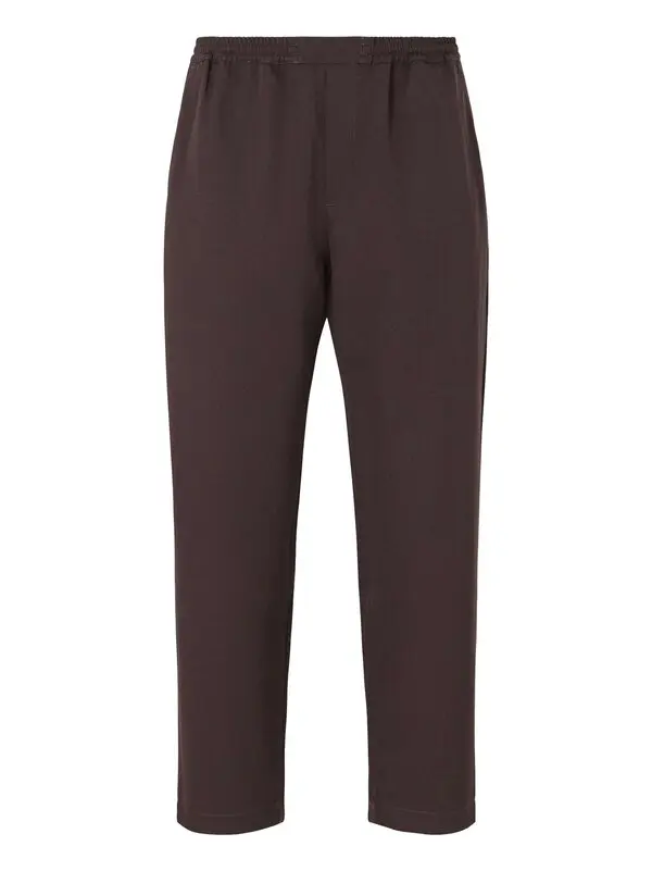 A KIND OF GUISE Banasa Tapered Wool Trousers - Brown