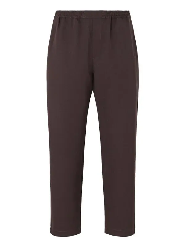 A KIND OF GUISE Banasa Tapered Wool Trousers - Brown