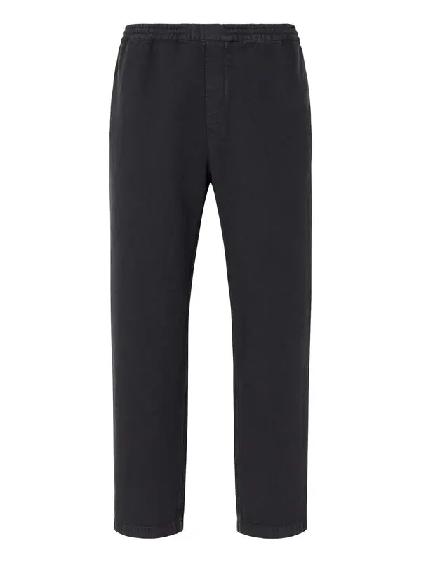 A KIND OF GUISE Banasa Tapered Cotton Drawstring Trousers - Black