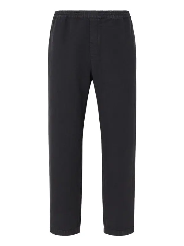 A KIND OF GUISE Banasa Tapered Cotton Drawstring Trousers - Black