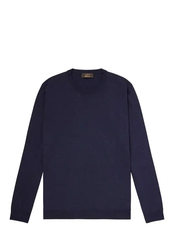 SLOWEAR Wool-blend Sweater - Navy