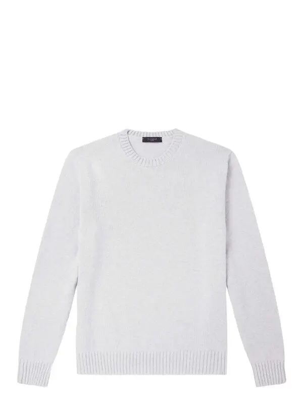 SLOWEAR Virgin Wool Crewneck Sweater - Gray