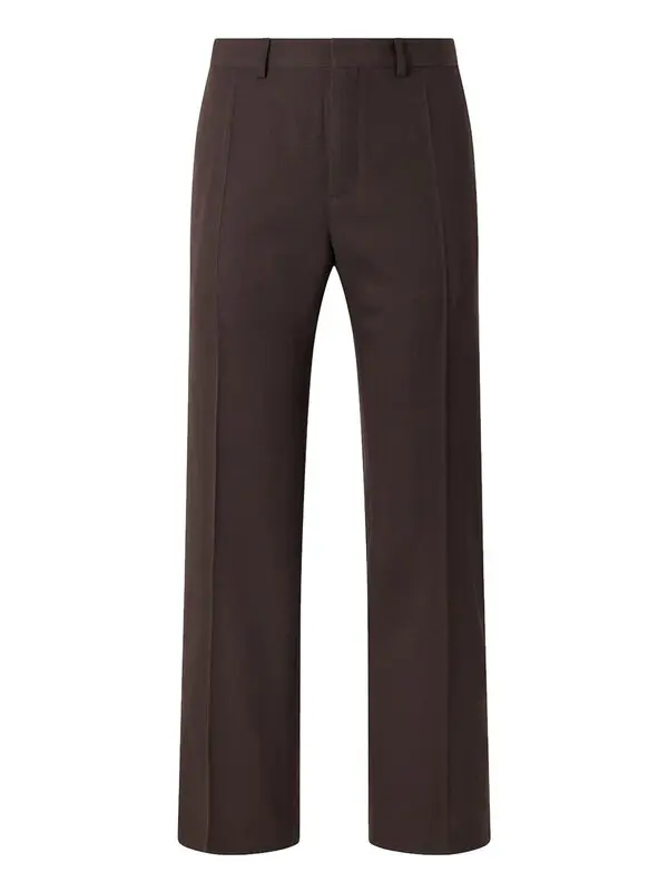 A KIND OF GUISE Wide-leg Virgin Wool Trousers - Brown