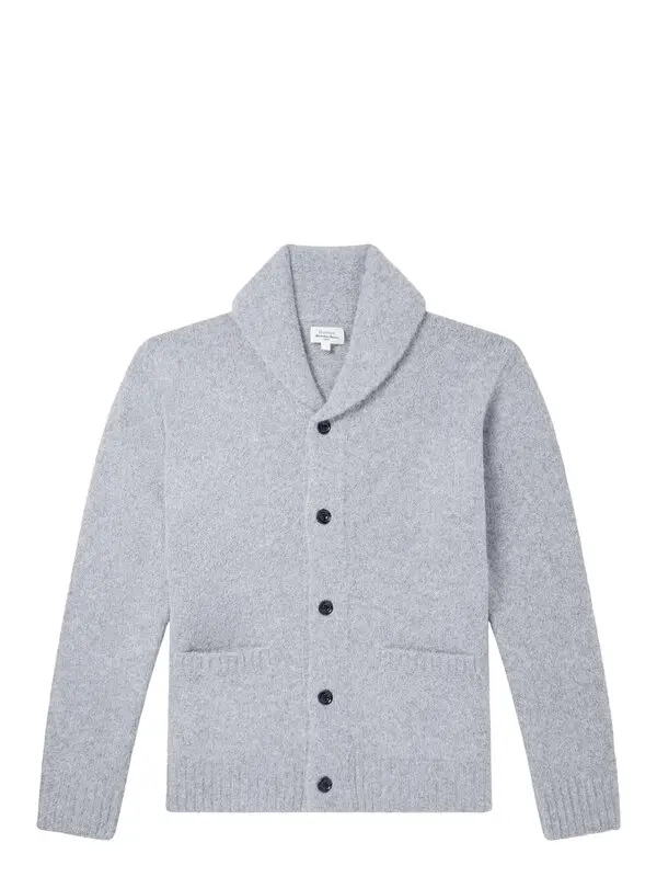 Hartford Alpaca, Yak, And Wool-blend Cardigan - Gray