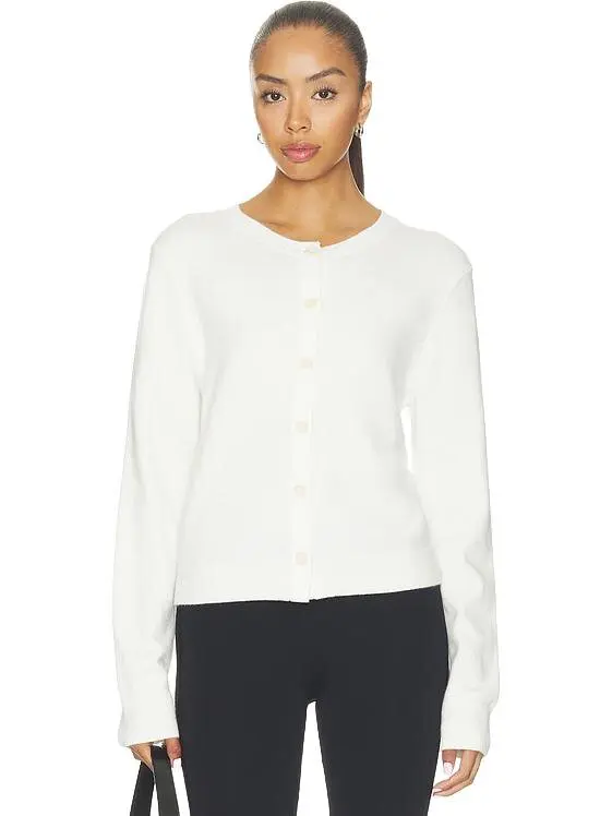 STITCHES & STRIPES Odette Cardigan In Ivory - Chalk