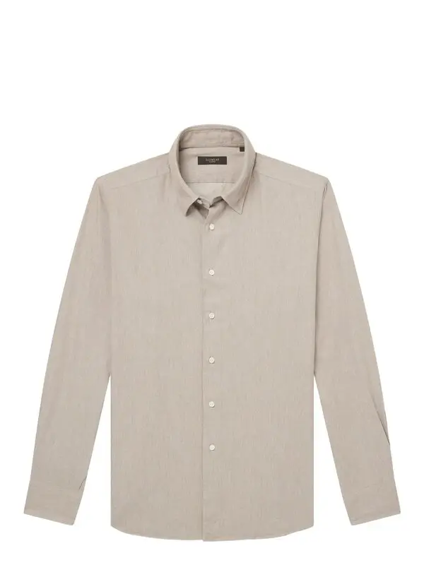 SLOWEAR Glanshirt Cotton-twill Shirt - Neutrals