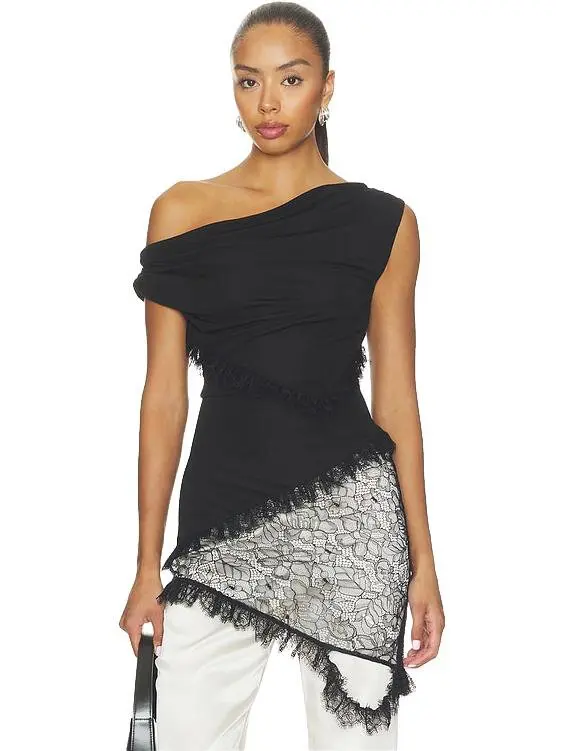 Paris Georgia Mae Top - Black