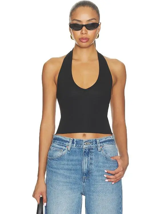 WAO Halter Tank - Black