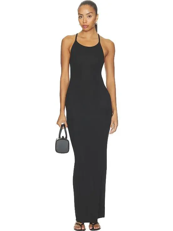 WAO Maxi Tank Dress - Black
