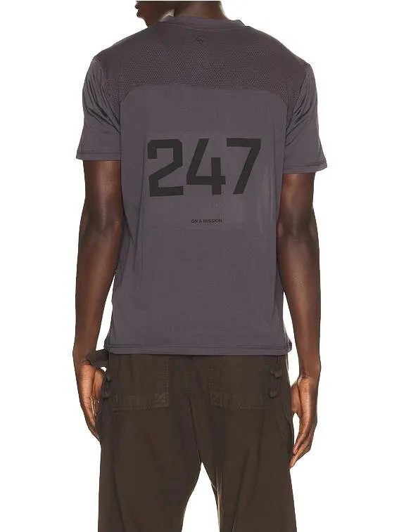 247 BY REPRESENT Numbers Tee In Grey - Graphene
