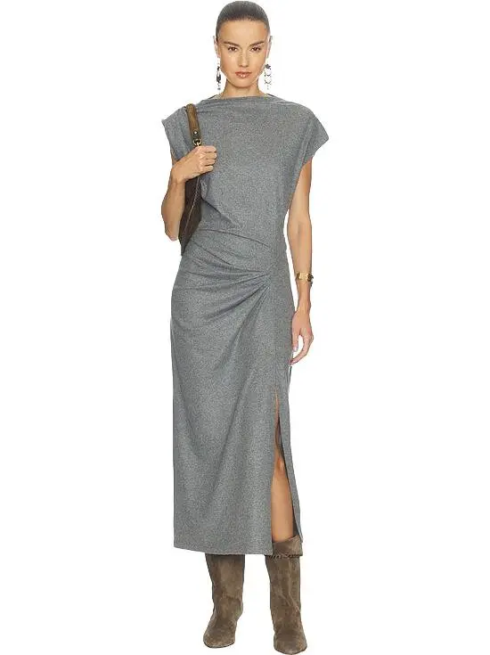 Isabel Marant Étoile Naerys Midi Dress - Grey