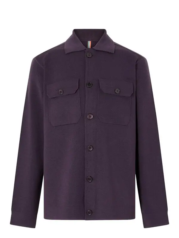 Orlebar Brown Brigg Merino Wool Overshirt - Brown